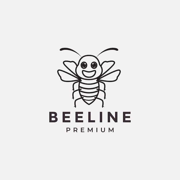 Charming Bee Logo for Premium Beeline Brand | Jiffy Designs