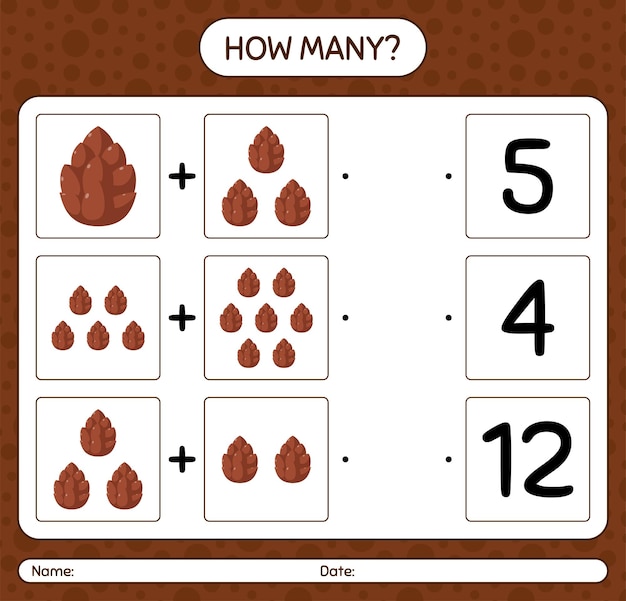 Counting Acorns: A Fun Math Activity | Jiffy Designs