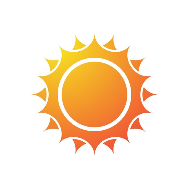 Vibrant Sun Emblem with Radiant Rays | Jiffy Designs