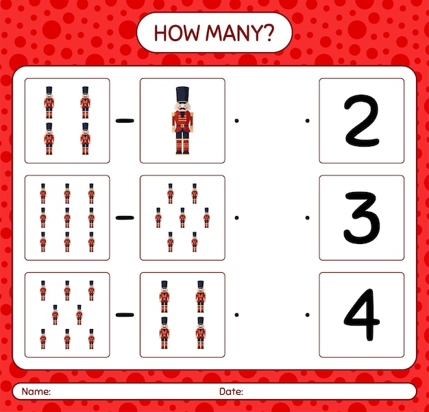 Counting Toy Soldiers on a Festive Red Background | Jiffy Designs