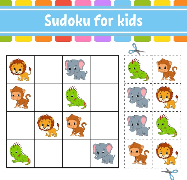 Adorable Animal Sudoku: Fun and Educational for Kids | Jiffy Designs