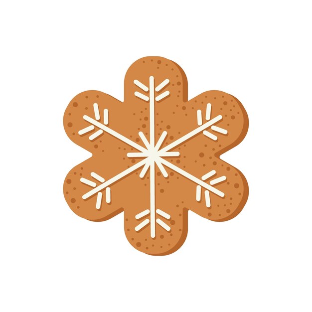 Delightful Snowflake-Shaped Gingerbread Cookie | Jiffy Designs