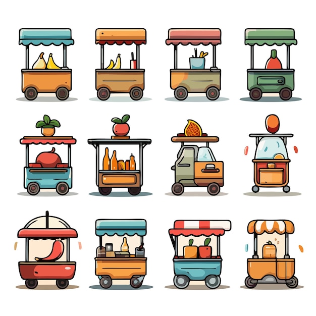 Vibrant Collection of Charming Food Carts and Kiosks | Jiffy Designs