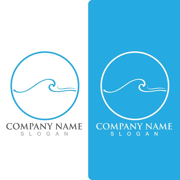 Elegant Oceanic Wave Icon for Coastal Brand Identity | Jiffy Designs