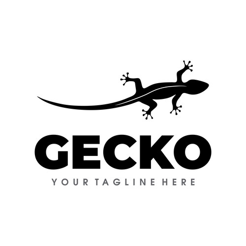 Logo Design Template For Gecko Logo Design Vector Illustration | Jiffy ...
