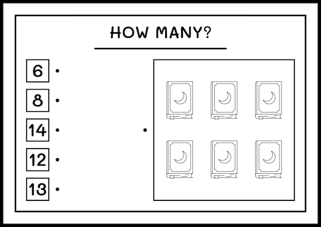 Counting Crescent Moons: An Engaging Visual Puzzle | Jiffy Designs