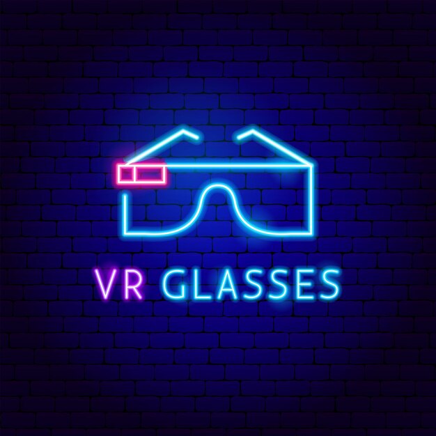 Vibrant Neon VR Glasses Illuminating the Future | Jiffy Designs