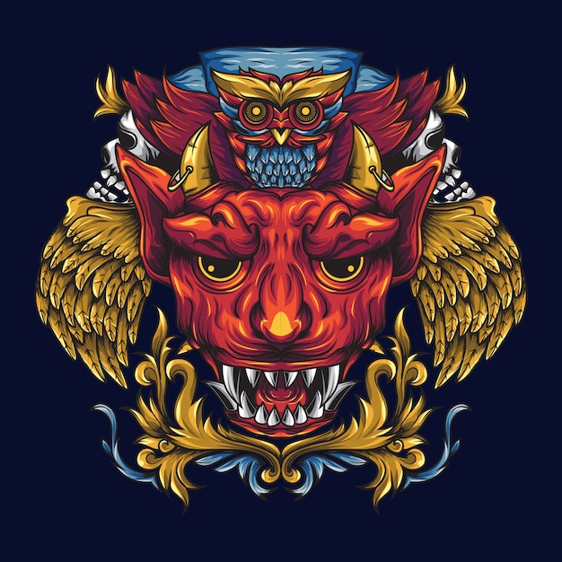 Fierce Mythical Creature with Majestic Wings and Ornate Details | Jiffy ...