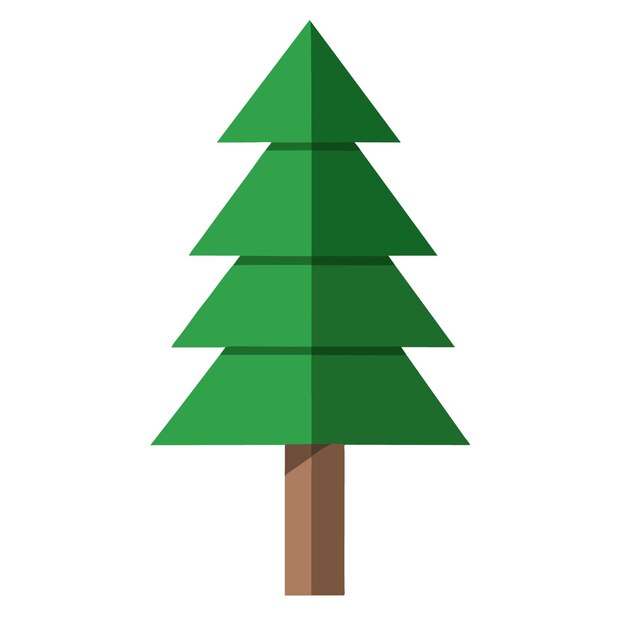 Vibrant Green Pine Tree with Layered Branches | Jiffy Designs