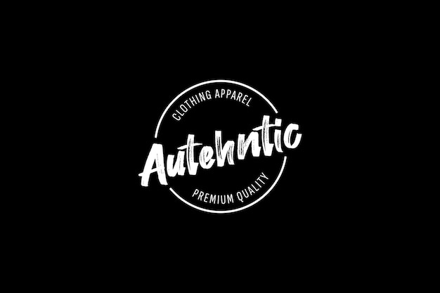 Authentic Premium Clothing Brand Logo in Retro Style | Jiffy Designs