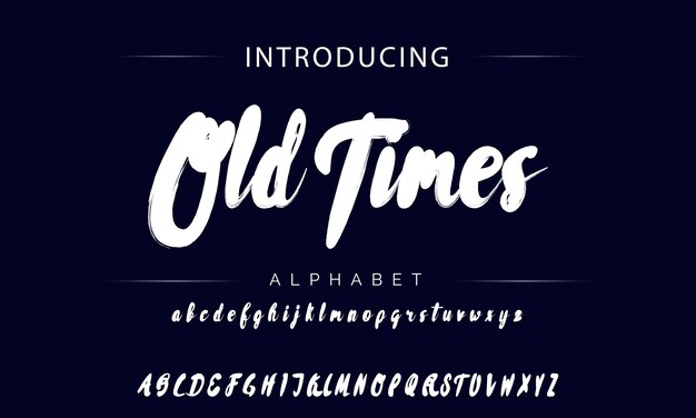 Elegant Retro Alphabet with Vintage Cursive Lettering | Jiffy Designs