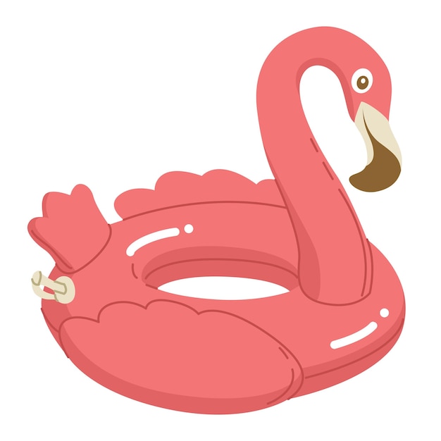 Playful Flamingo-Shaped Inflatable Pool Float | Jiffy Designs