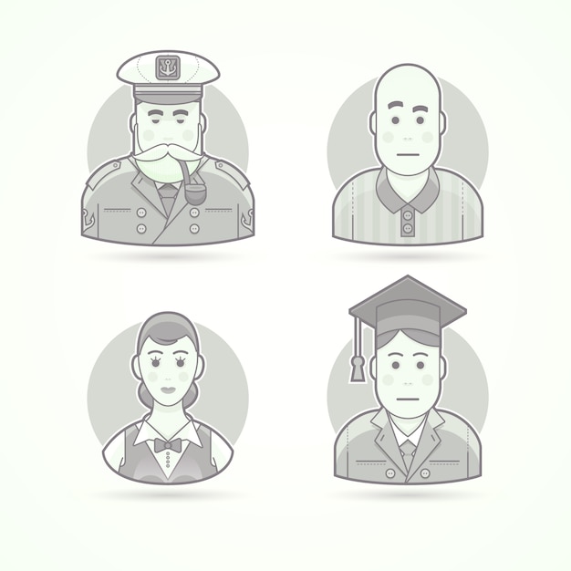 Diverse Collection of Professional Occupational Icons | Jiffy Designs