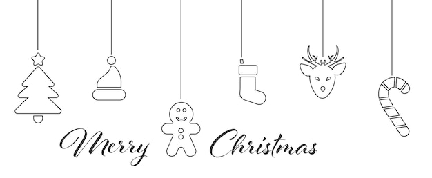 Charming Christmas Icons: Festive Symbols in Minimalist Style | Jiffy Designs