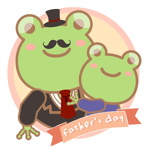 Dapper Frog Duo Celebrates Father's Day | Jiffy Designs