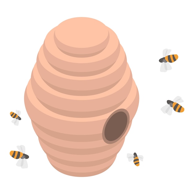 Vibrant Beehive with Buzzing Bees | Jiffy Designs