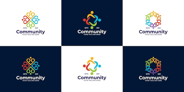 Vibrant Community Symbols: Interconnected Diversity and Unity | Jiffy ...