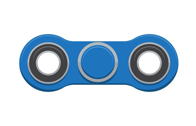 Captivating Blue Fidget Spinner with Sleek Design | Jiffy Designs