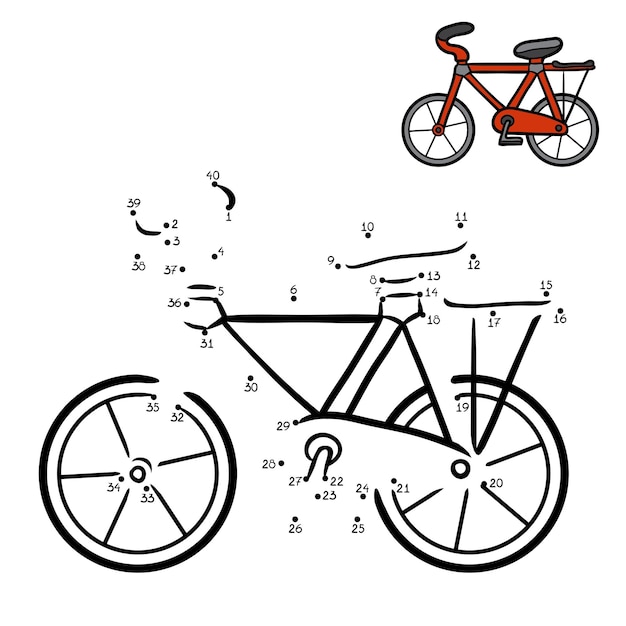 Vibrant Bicycle Blueprint: A Colorful Cycling Schematic | Jiffy Designs