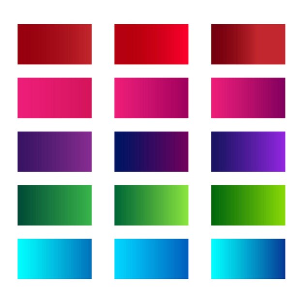 Vibrant Gradient Rectangles in Bold Primary and Secondary Colors ...