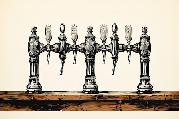 Vintage Beer Taps Showcasing Elegant Craftsmanship | Jiffy Designs