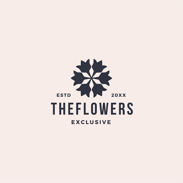 Elegant Floral Insignia with Timeless Typographic Style | Jiffy Designs