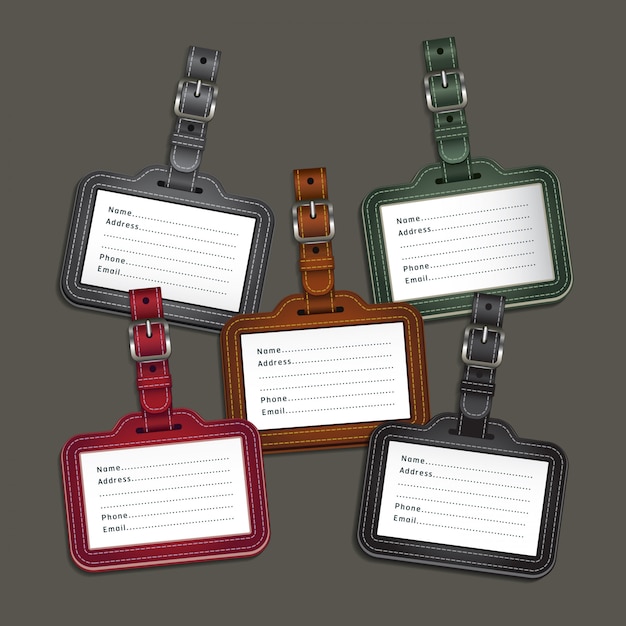Vibrant Collection of Customizable Name Tag Holders | Jiffy Designs