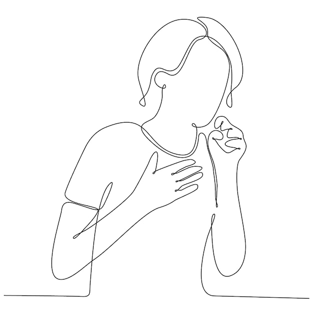 Contemplative Silhouette: A Minimalist Portrait | Jiffy Designs