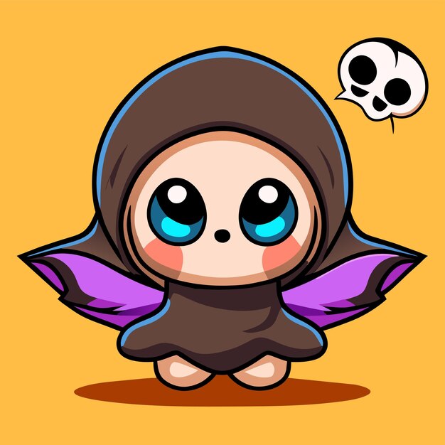 Adorable Hooded Creature with Enchanting Gaze | Jiffy Designs