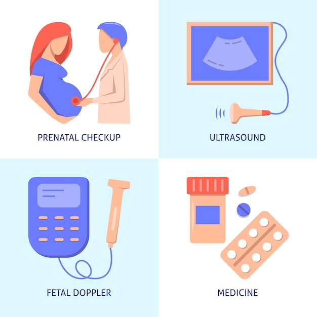 Comprehensive Collection of Prenatal Healthcare Icons | Jiffy Designs