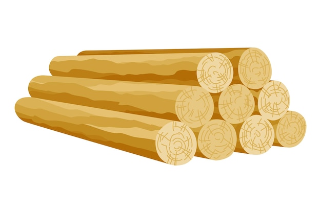 Rustic Wooden Logs with Distinctive Grain Patterns | Jiffy Designs