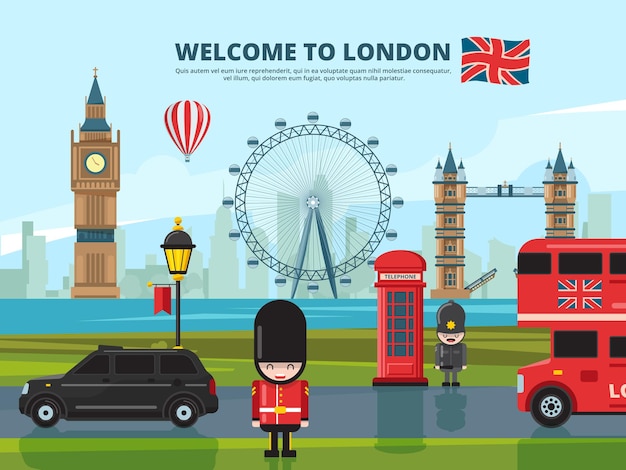 Iconic Landmarks and Symbols of Vibrant London City | Jiffy Designs