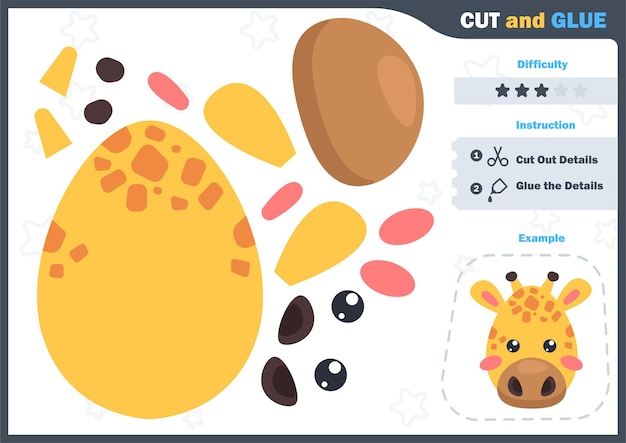 Charming Giraffe Craft Kit for Playful DIY Fun | Jiffy Designs