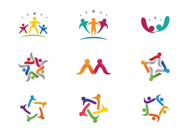 Vibrant Symbols of Teamwork and Community Engagement | Jiffy Designs