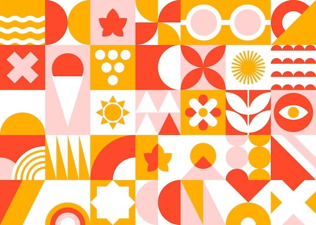 Vibrant Geometric Shapes and Patterns Collection | Jiffy Designs