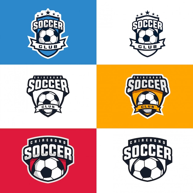 Diverse Soccer Emblem Collection with Vibrant Color Schemes | Jiffy Designs