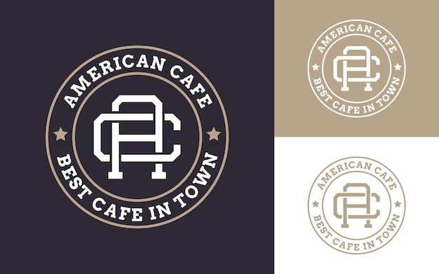 Iconic American Cafe Brand Logo Design | Jiffy Designs