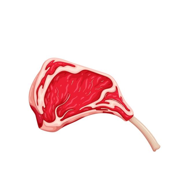 Vibrant Red Meat Slice on Wooden Skewer | Jiffy Designs
