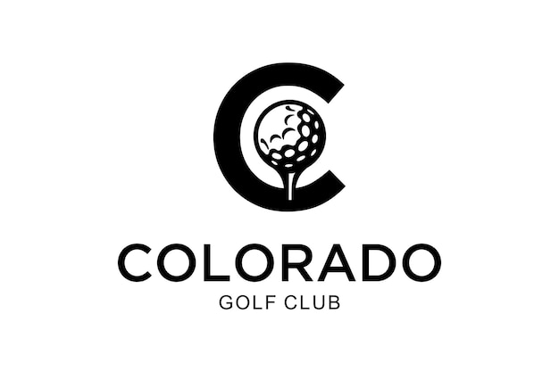 Elegant Golf Club Logo with Monogram and Golf Ball Icon | Jiffy Designs