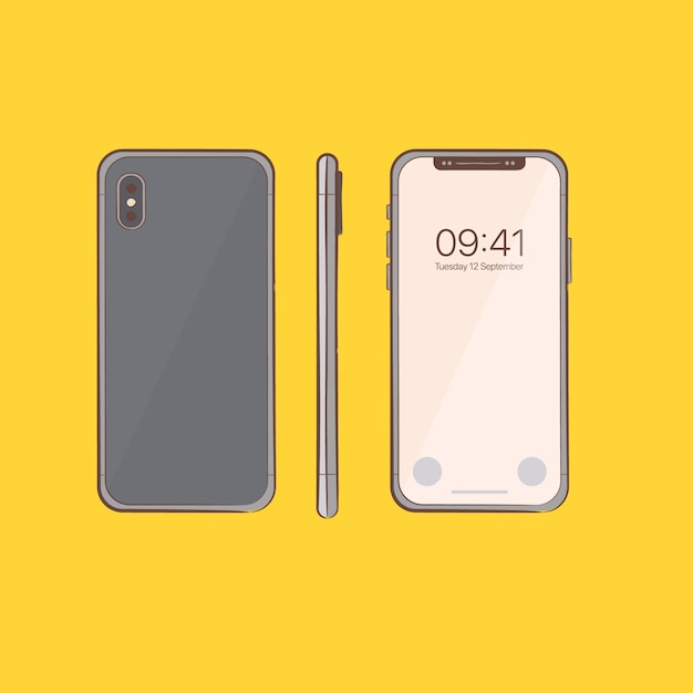 Modern Smartphone with Sleek Design and Time Display | Jiffy Designs