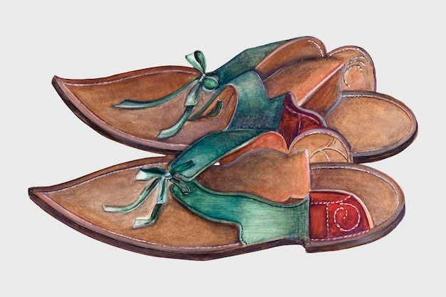 Vibrant Leather Slippers with Intricate Bow Detailing | Jiffy Designs