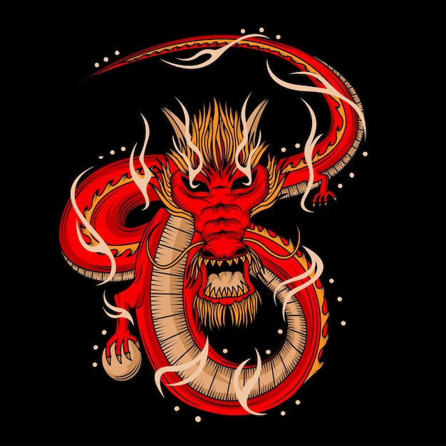 Fiery Mythical Creature Bursting with Intensity | Jiffy Designs