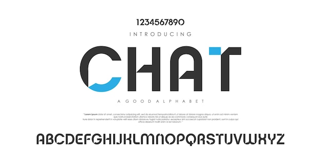 Playful and Modern Alphabet with Stylized Chat Lettering | Jiffy Designs
