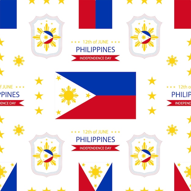 Vibrant Philippine Flags and Emblems with Radiant Sun Motifs | Jiffy ...