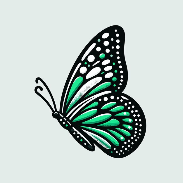 Vibrant Butterfly with Intricate Wing Design | Jiffy Designs