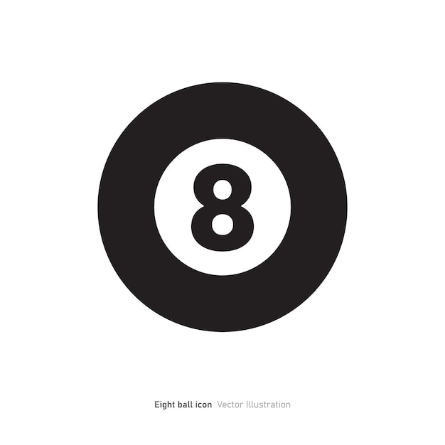 Bold and Iconic Eight Ball Graphic | Jiffy Designs