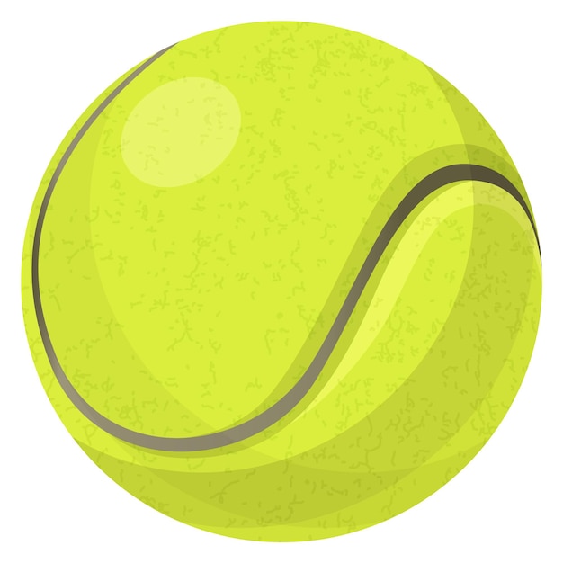 Vibrant Tennis Ball: A Striking Graphic Element | Jiffy Designs