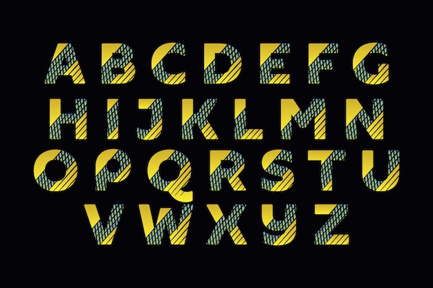 Vibrant Retro-Inspired Alphabet with Grunge Textures | Jiffy Designs
