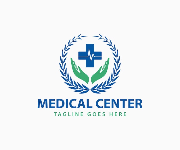 Compassionate Care Emblem with Laurel Wreath and Cross | Jiffy Designs
