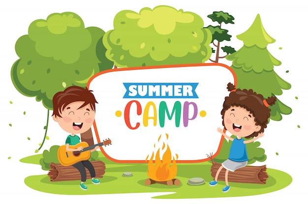 Joyful Children Enjoying Summer Camp Adventure | Jiffy Designs